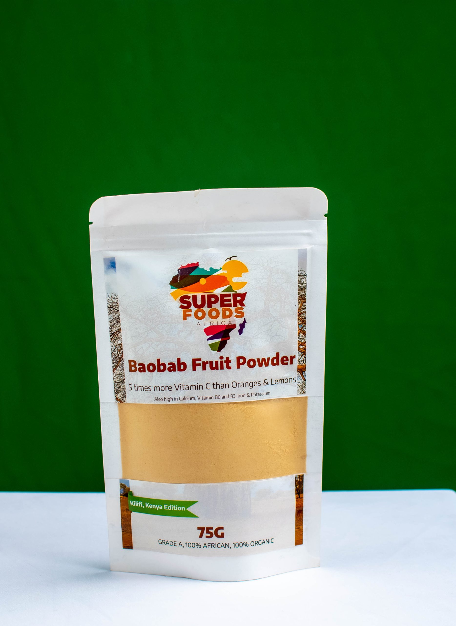 Baobab Powder 75g - Superfoods Africa