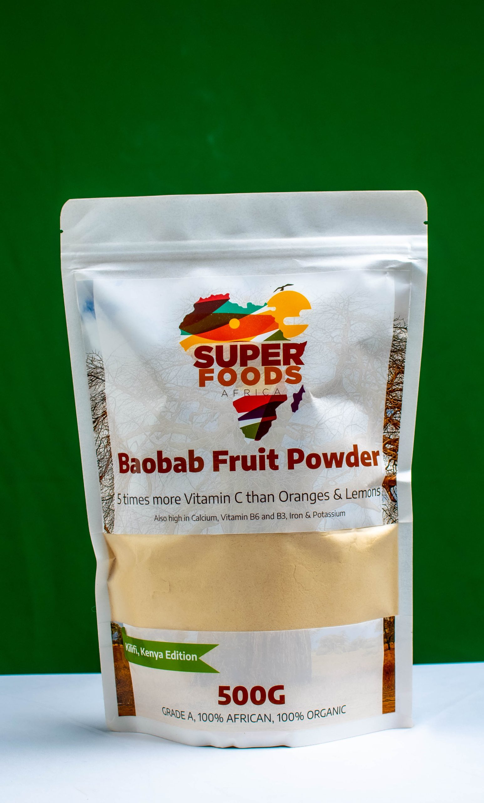 Baobab Powder 500g - Superfoods Africa